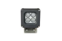 China Black Anodize CNC Parts LED light Housing With Heat Sink for sale