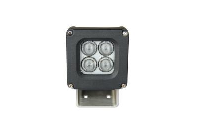 China Black Anodize CNC Parts LED light Housing With Heat Sink for sale
