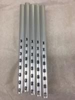 China Custom Extruded Aluminum Enclosures CNC Machining Sliver Anodizing 15 Micro for sale
