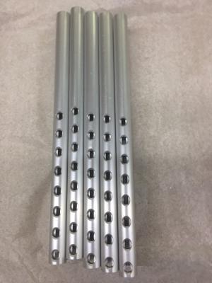 China Custom Extruded Aluminum Enclosures CNC Machining Sliver Anodizing 15 Micro for sale