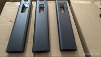 China LED Corner Extruded Aluminum Enclosures Decorative Profile Drilling Holes Black Anodizing for sale