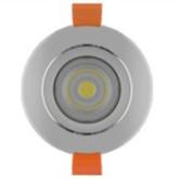 China 12W 83diameter COB LEDs Tridonic aluminum gray DIRECT REPLACEMENT LED DOWN LIGHT for sale