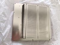 China OEM Aluminum Fold And bolded Led Cylindrical Aluminum Heatsink With Silver Anodizing for sale