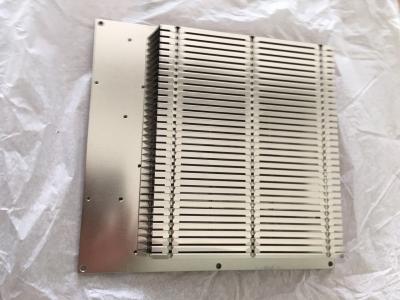 China OEM Aluminum Fold And bolded Led Cylindrical Aluminum Heatsink With Silver Anodizing for sale