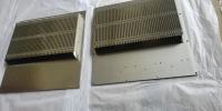 China Silver Anodizing CNC Machining Heatsink Fold Fin Insert Heatsink for sale
