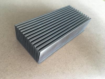 China Aluminum Anodized Customized Bonded Folded Fin Chip Heat Sink for sale