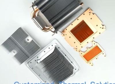 China Aluminum 6063 Copper Pipe Heat Sink Anti Anodizing Cnc Machining for sale