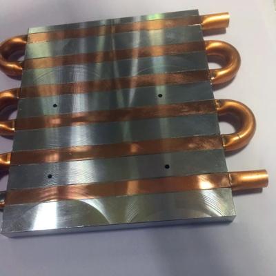 China 6061 Alu Cold Plate Heat Sink Stamped Passivation Surface Treatment for sale