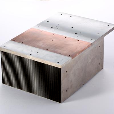 China Aluminum 6061 Copper Pipe Cold Plate Heat Sink Flexible ISO9001 Listed for sale