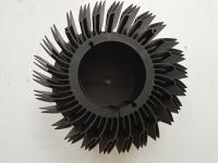 China Blow Molding Car Heat Sink , Round OEM ODM Die Cast Heat Sink for sale