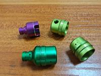 China Colorful Anodizing CNC Machining Process 5 Axis Aluminum Parts for sale