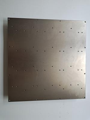 China Zipper Fin Aluminum Heat Sinks Electroplating Metal Stamping Parts for sale
