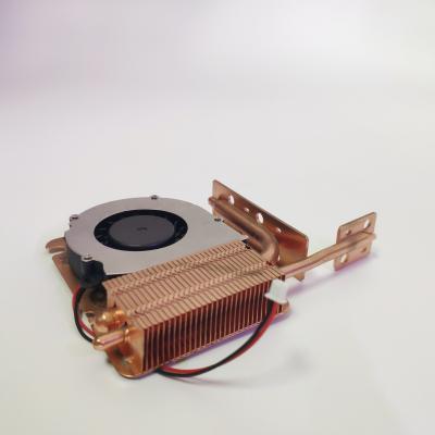 China Anodizing Copper Pipe Heatsink With Passiviation Finish And Drying Machine Processing for sale