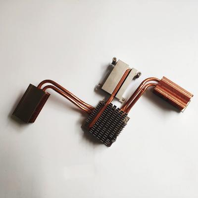 China Stamping Aluminum Copper Pipe Heat Sink Electroplated For Bicycles for sale