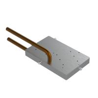 China CNC Machining Water Cooled Heat Sink Aluminum  Cold Plate With Copper Pipe for sale