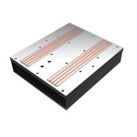 China 500W High Power Skiving Heatsink Using Epoxy Resin Sticking Heat Pipe Technology for sale