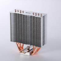 China Aluminum Folded Fin Heatsink with 4 Pipes for sale