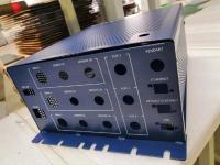 China OEM Power Coated Stamping Components, Customized Silk Printing Sheet Metal Stamping Parts for sale