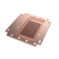 China CNC Machining Copper Skiving Fin Heatsink For Water Cooling for sale