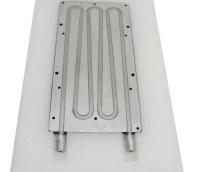 China Aluminum Liquid Cold Plate With Stainless Steel Tube Heatsink for sale