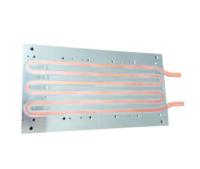 China Overflow Welding Aluminum Fin Heat Sink With Copper Pipe For Computer Application for sale