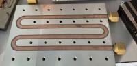 China 330Gram 10mm Aluminum Cold Plate Heat Sink For New Energy Auto Electric Aeromodelling for sale