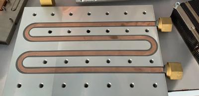 China 330Gram 10mm Aluminum Cold Plate Heat Sink For New Energy Auto Electric Aeromodelling for sale