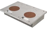 China CNC Machining Skived Aluminum Heat Sinks 50-6000mm/Pcs Length for sale