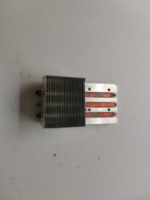 China Industrial Extruded Square Shape Aluminum Heatsink With Cooper  Tubes for sale