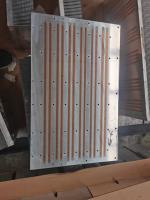 China Custom Copper Skived Fins Aluminum Heat Pipe Heatsink With CNC Process for sale