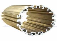 China Powder Coating Aluminum Extrusion Profiles T5 - T6 Temper For Motor Housing for sale