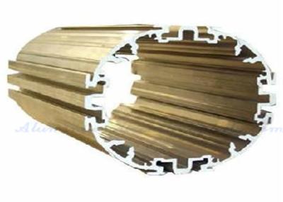 China Powder Coating Aluminum Extrusion Profiles T5 - T6 Temper For Motor Housing for sale