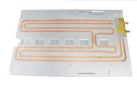 China Friction Stir Welding Water Cooling Plate With Brass Connector For Laser Equipment for sale