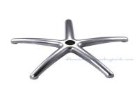 China Polished ADC12 Aluminium Die Castings Alloy Office Chair Base For Furniture for sale