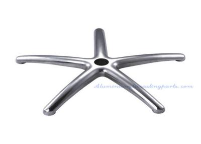 China Polished ADC12 Aluminium Die Castings Alloy Office Chair Base For Furniture for sale