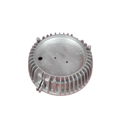 China Powder Coated Led Light Housing Magnesium Alloy Die Casting Round For Home Appliance for sale