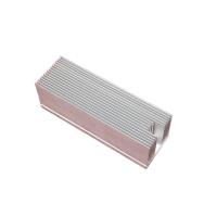 China Precision Extruded Aluminum Heatsink LF FM0526 Bar Shape Heat Sink for sale
