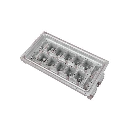 China Sand Blasting Aluminium Die Casting Components Heat Sink For Electrical Cabinet for sale