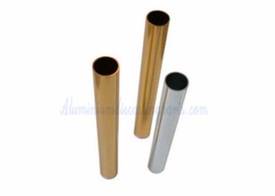 China 6000 Series Extruded Aluminium Round Tube With Powder Coating Finish for sale
