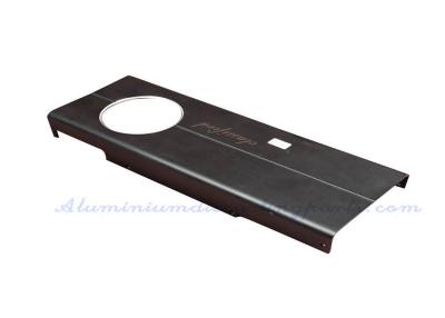 China Black Anodize Extruded Aluminum Enclosures For Audio / AMP L267 * W95 * H32mm for sale