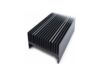 China Anodizing Finishing Aluminium Extrusion Profile Black For Heat Sink for sale