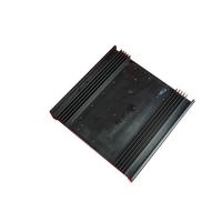 China Black Anodize Extruded Aluminum Heat Sink For Frequency Conversion Device for sale