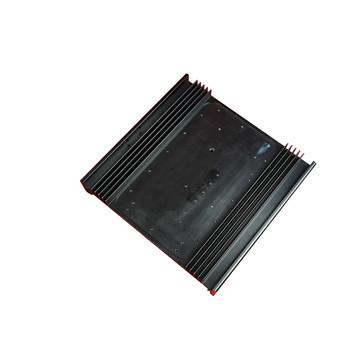 China Black Anodize Extruded Aluminum Heat Sink For Frequency Conversion Device for sale