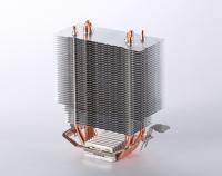 China Copper Pipe Emboided Aluminum Pin Fin Heat Sink For Flood Light for sale
