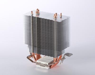 China Copper Pipe Emboided Aluminum Pin Fin Heat Sink For Flood Light for sale