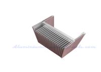 China Silver Anodize Extruded Aluminum Heat Sink For Automobile UPS for sale