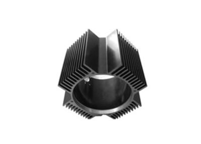 China T5 - T6 Extruded Aluminum Coating Heatsink Custom Standard 6063 for sale