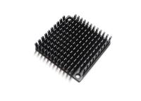 China Black Anodizing Led Aluminum Heat Sink Extrusions 42mm x 40mm x 8mm for sale