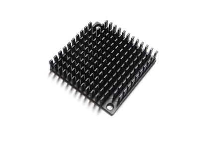 China Black Anodizing Led Aluminum Heat Sink Extrusions 42mm x 40mm x 8mm for sale