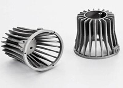 China LED Heatsink Aluminum Led Housing Zinc Alloy Sand Blasting Finish for sale